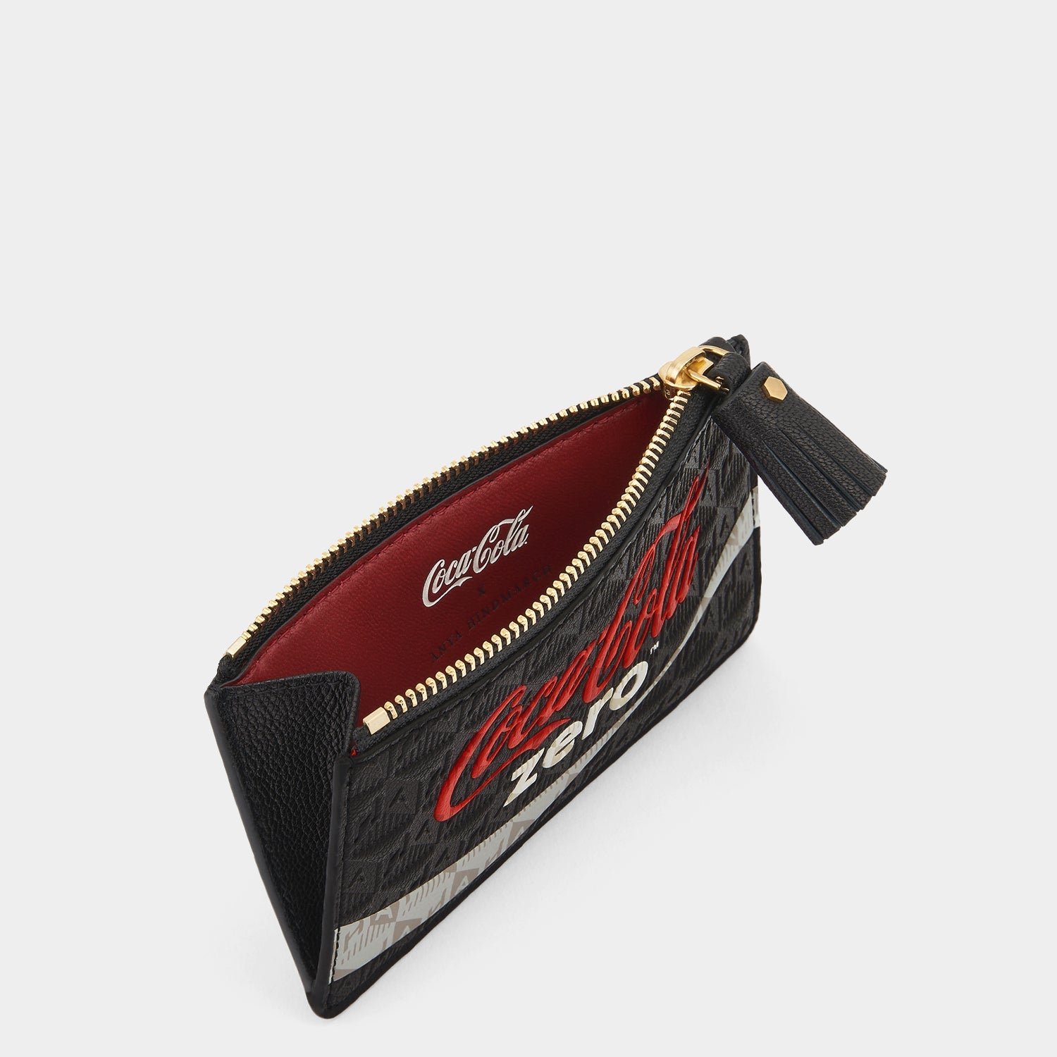 Anya Brands Coke Zero Zip Card Case | Anya Hindmarch US Anya Brands Coke Zero Zip Card Case | Anya Hindmarch US